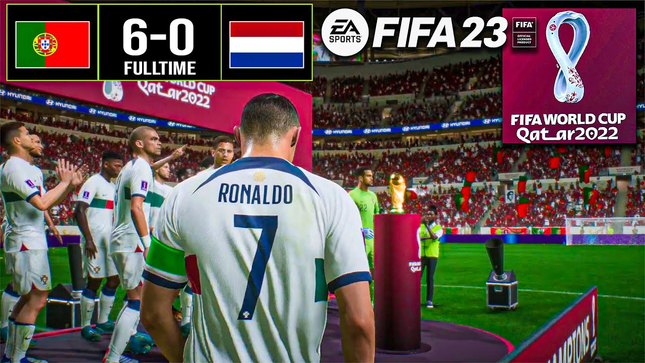 FIFA23 - Portugal vs Netherlands (6-0) l WORLD CUP Championship Final ...