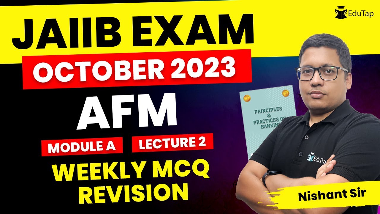 JAIIB AFM Revision Class | JAIIB Exam October 2023 Preparation | JAIIB ...