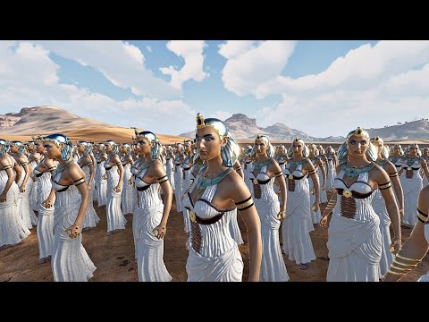 CLEOPATRA ARMY VS NIKOLA TESLA WAVE! Ultimate Epic Battle Simulator 2 ...