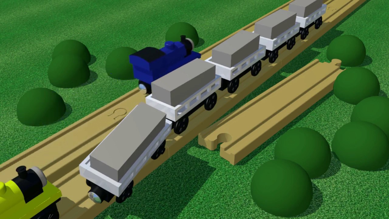 Wooden Railway Trainspotting 1 | 3D Animation - YouTube