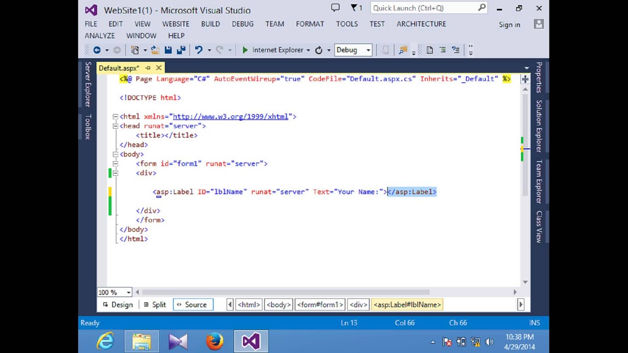 ASP.NET Learning Tutorials in URDU : Video 1 - YouTube