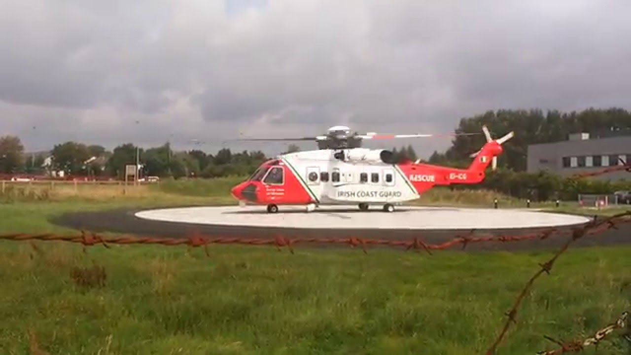 Rescue 118 departing UHG - YouTube