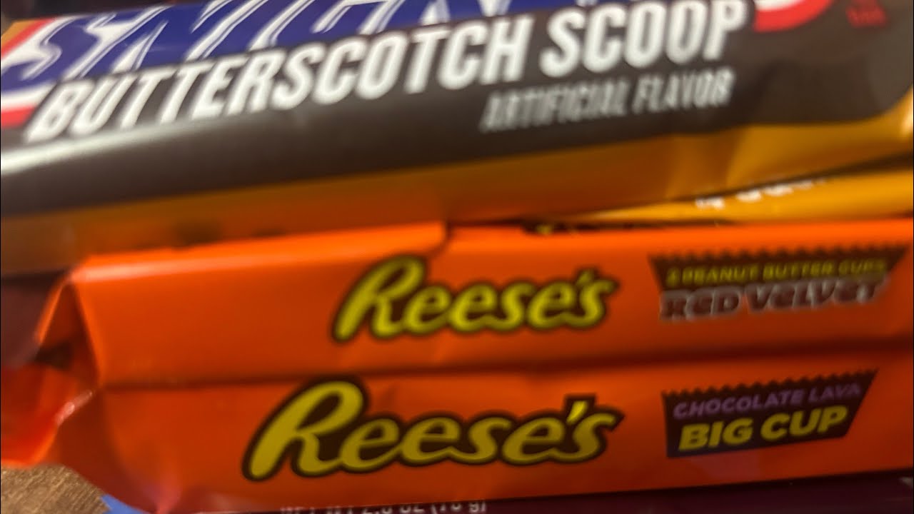 New Reese’s and snickers food review - YouTube