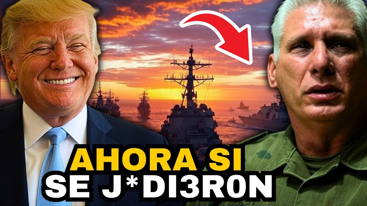 DESPLIEGUE NAVAL de USA 😱 Lo que REALMENTE pasa 🔥 Díaz Canel cag40 con ...