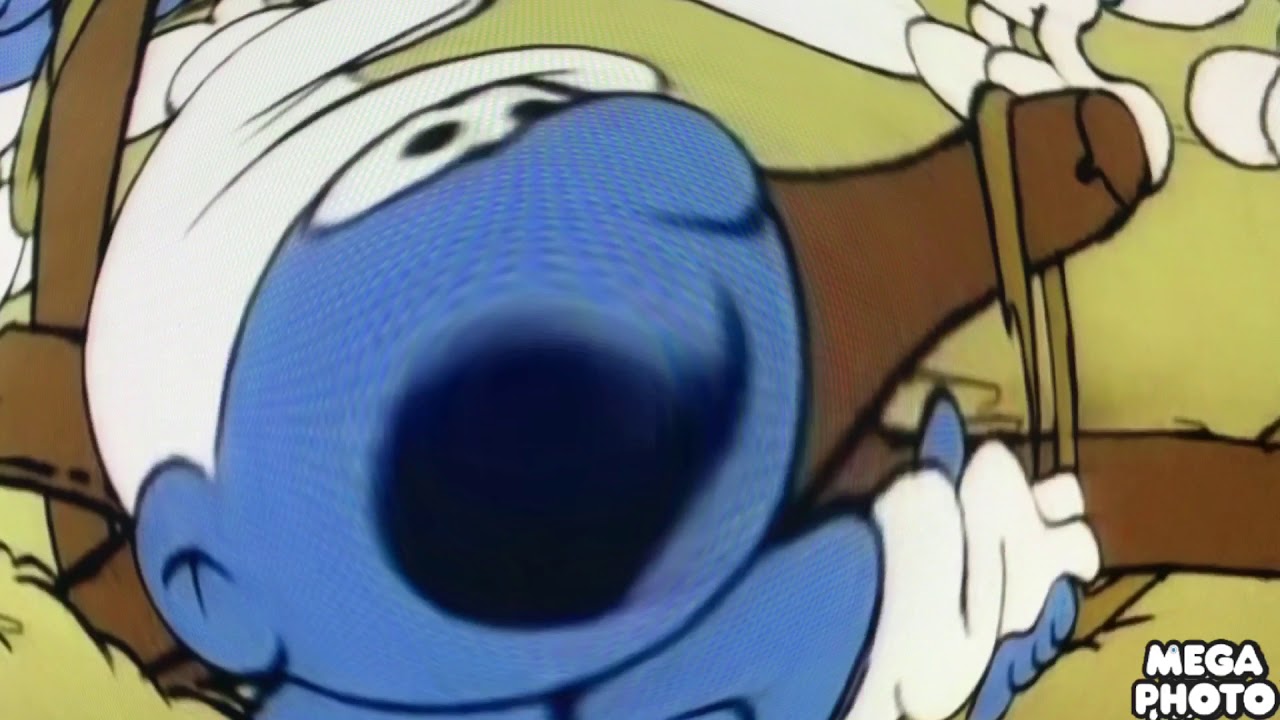 Smurfs clumsy luck funny - YouTube