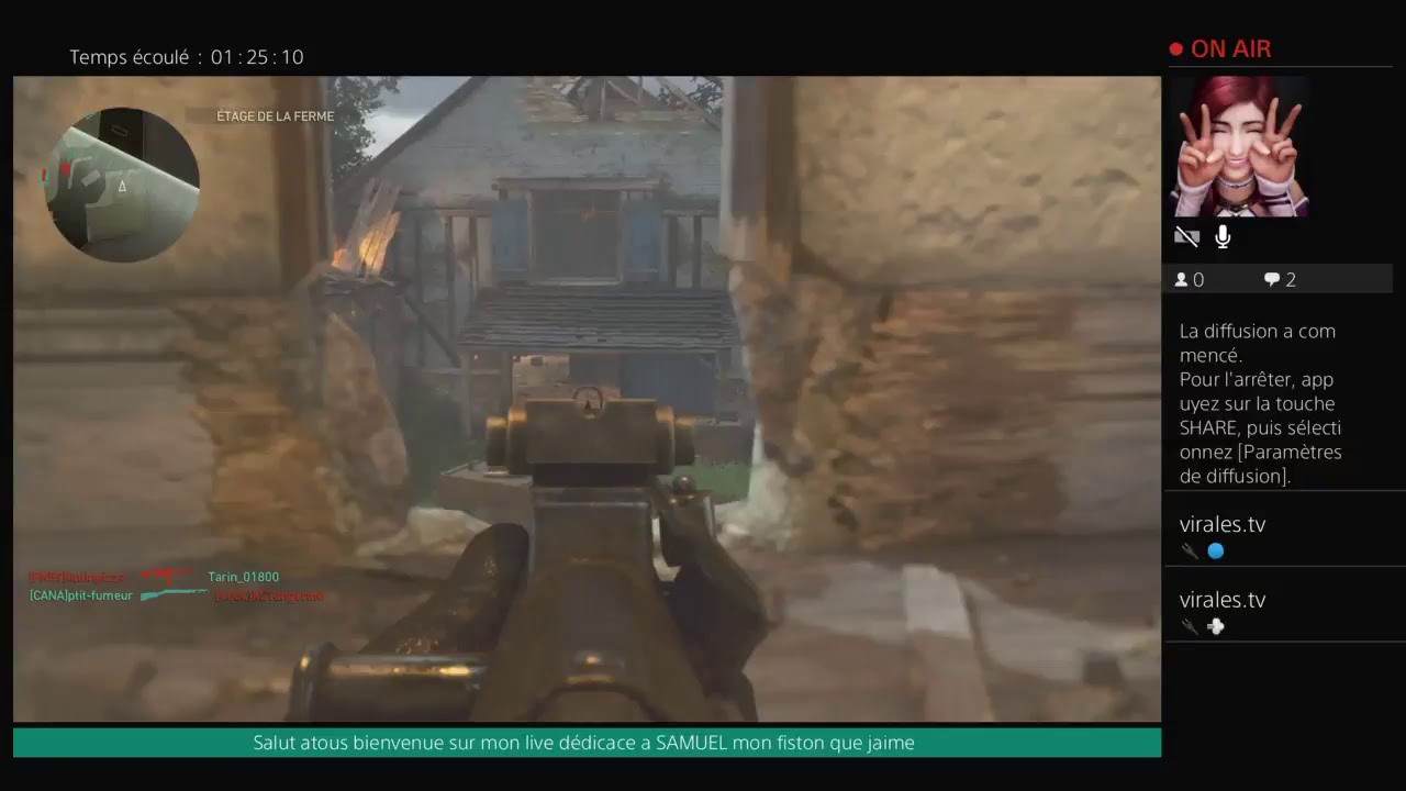 Hello a tous petit live call of WW2 - YouTube