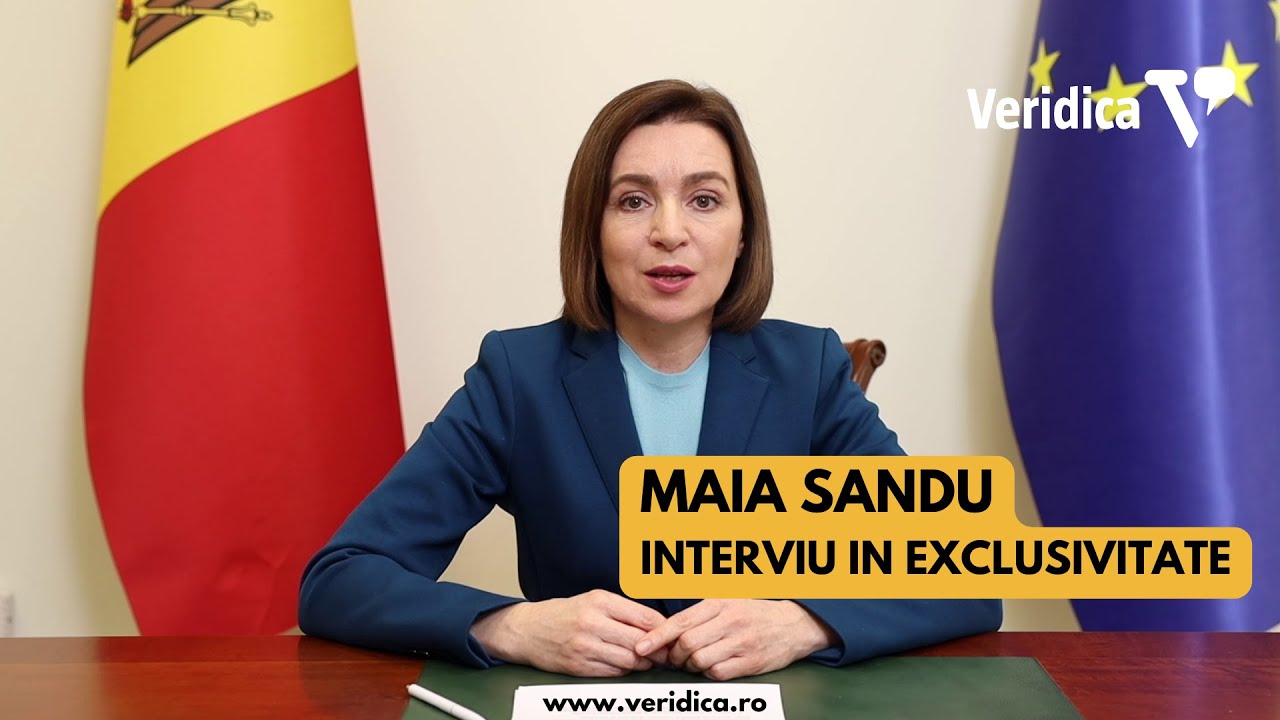 Maia Sandu: Am reușit să ne eliberăm de șantajul rusesc - YouTube
