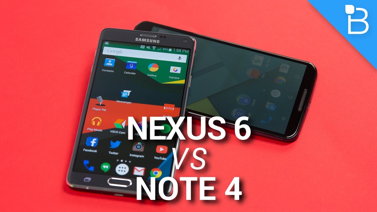Nexus 6 vs Note 4: Two Titans, One Winner - YouTube