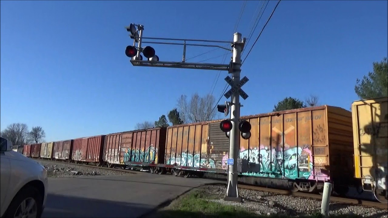 Jordan Road Railroad Crossing, Ryland, AL - YouTube