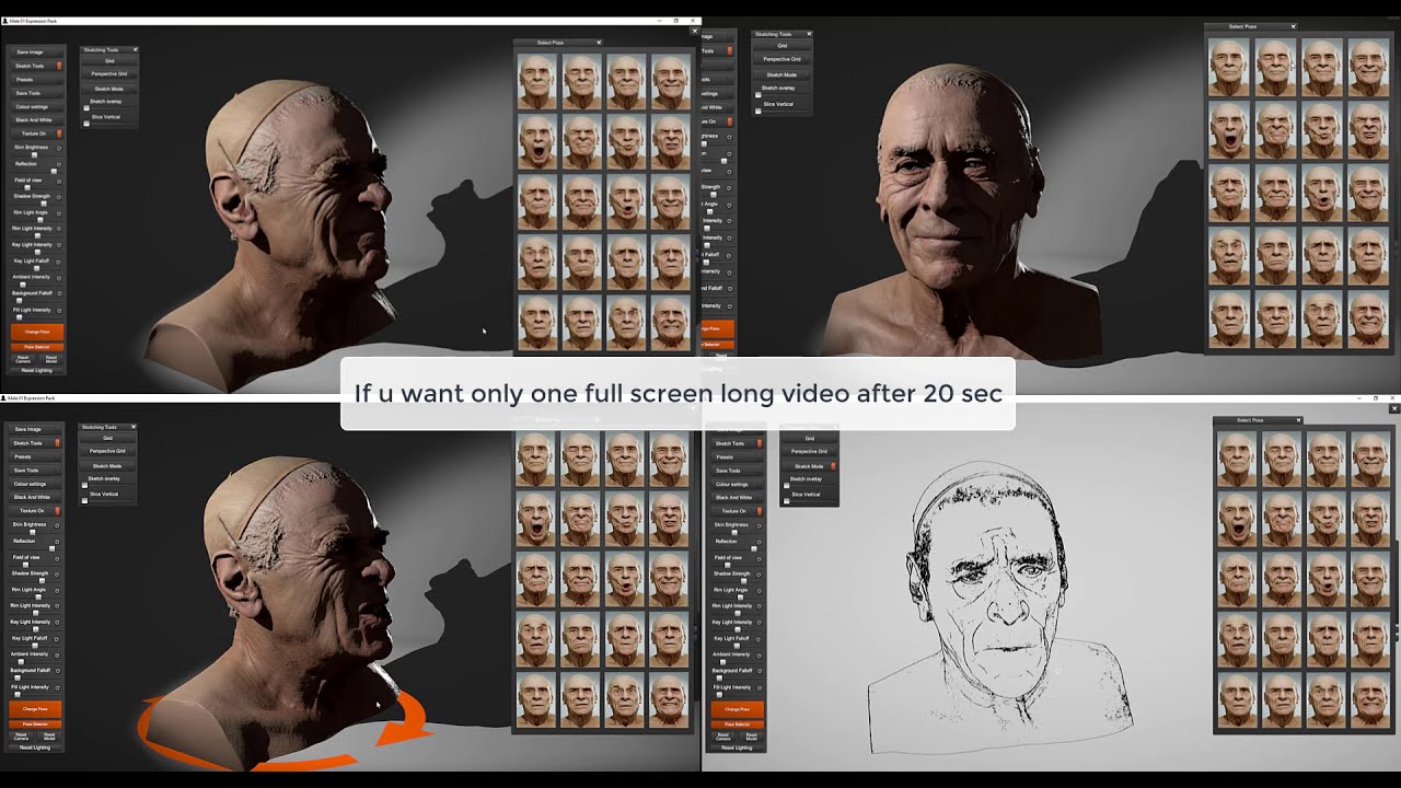 Review 360 anatomy software for Artist 3d reference old man a lot of ...