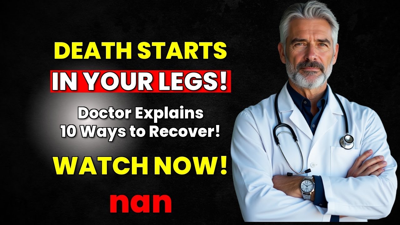 DEATH STARTS IN YOUR LEGS! Doctor Explain's 10 Ways to Recover Leg ...