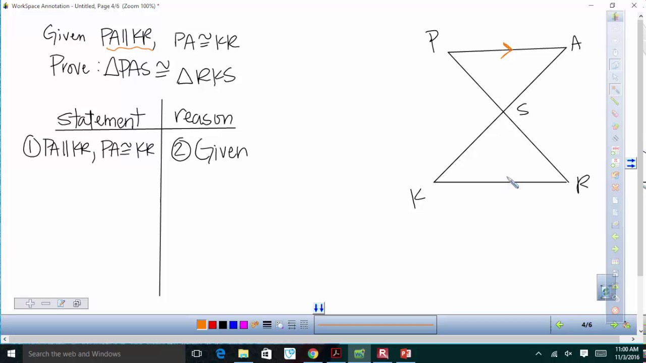 Congruent Triangles Parallel Perpendicular Proofs - YouTube
