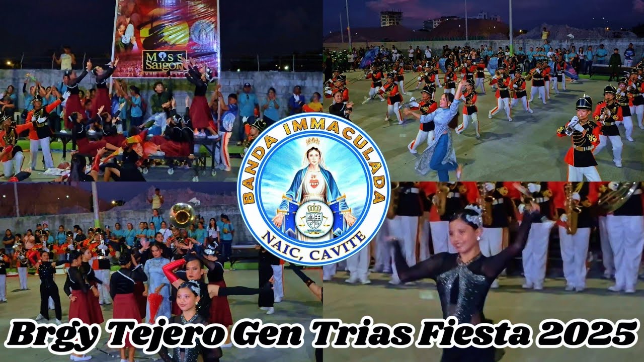 Banda Immaculada | Brgy Tejero Gen. Trias Fiesta 2025 | Drill & Solo ...