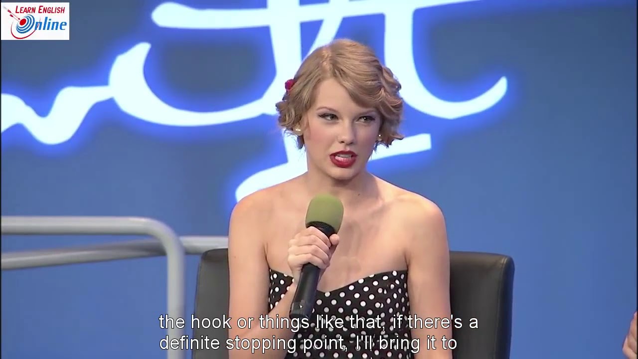 Learn English with Taylor Swift Talk Show English Subtitles - YouTube