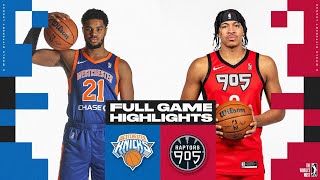 Raptors 905 vs. Westchester Knicks - Game Highlights by @NBA G League ...
