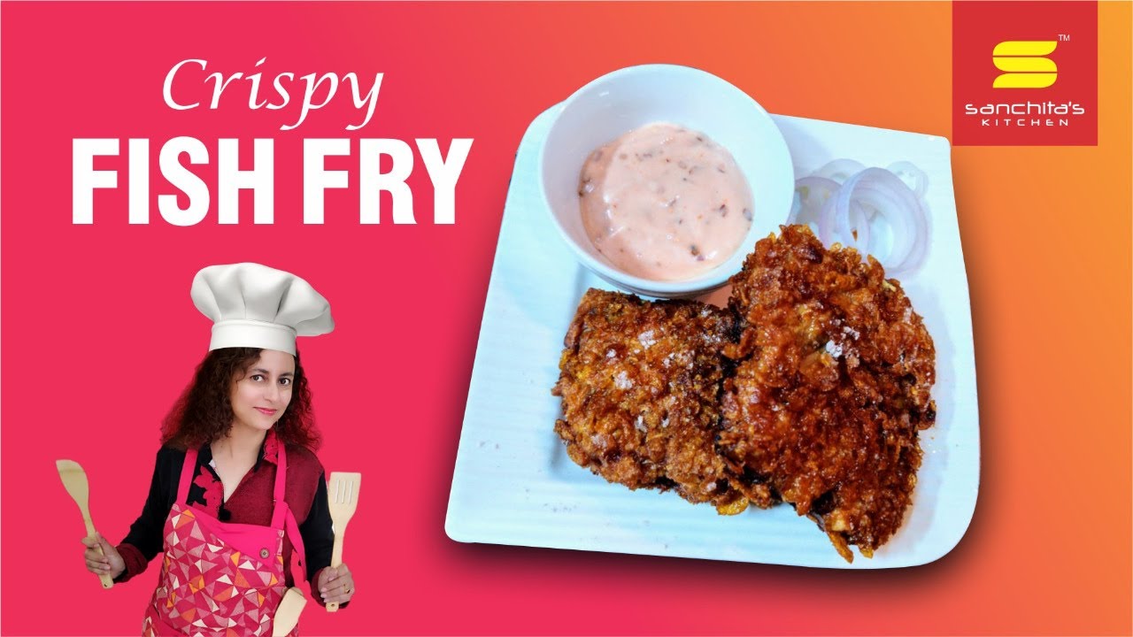 KFC Style Crispy Fish Fry | Corn Flakes Fried Fish Recipe | Snack ...