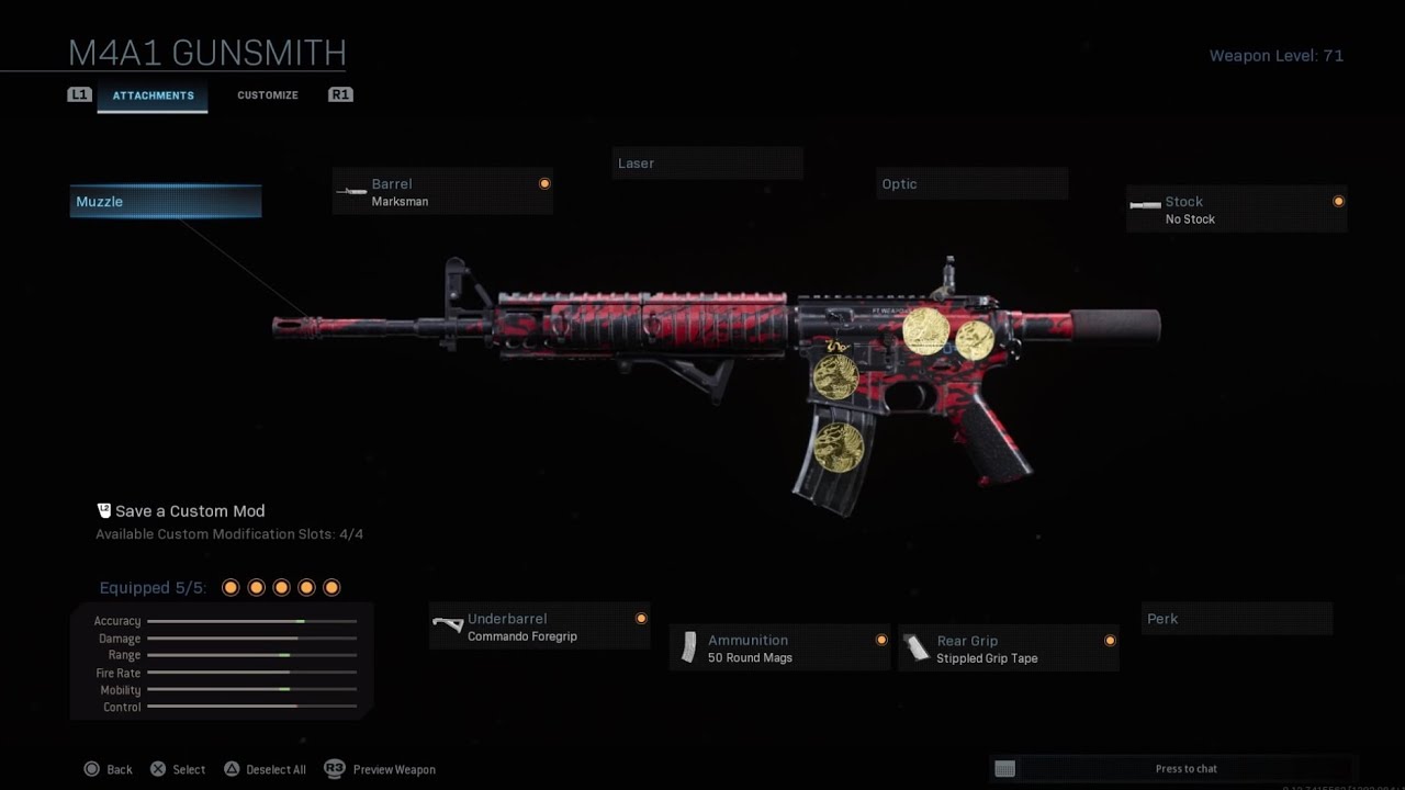 Best M4 Class For The New Map RUST!! - YouTube