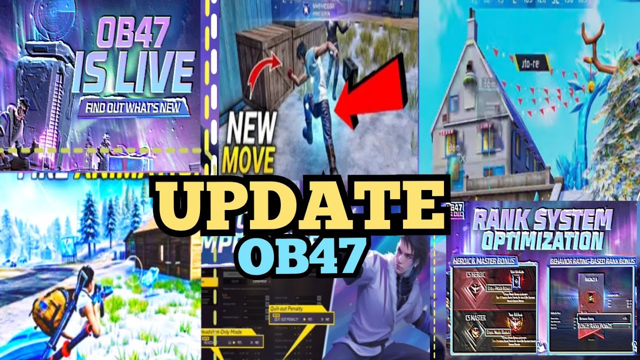 🥳 OB47 UPDATE IN FREE FIRE 😿🤯 || NEW CHERACTER OB47 UPDATE 💀 || 🤩GUN ...