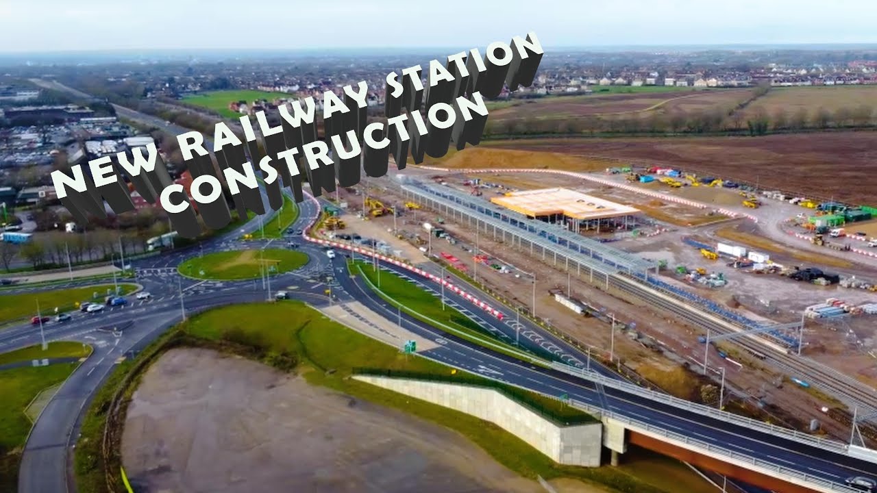 Beaulieu railway station under construction. - YouTube
