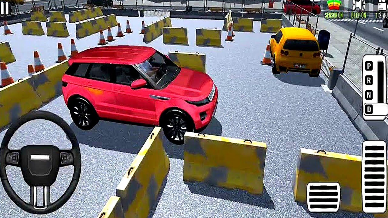 Red Color Range Rover Evoque Car Master Parking Suv Level 125-126 Car ...