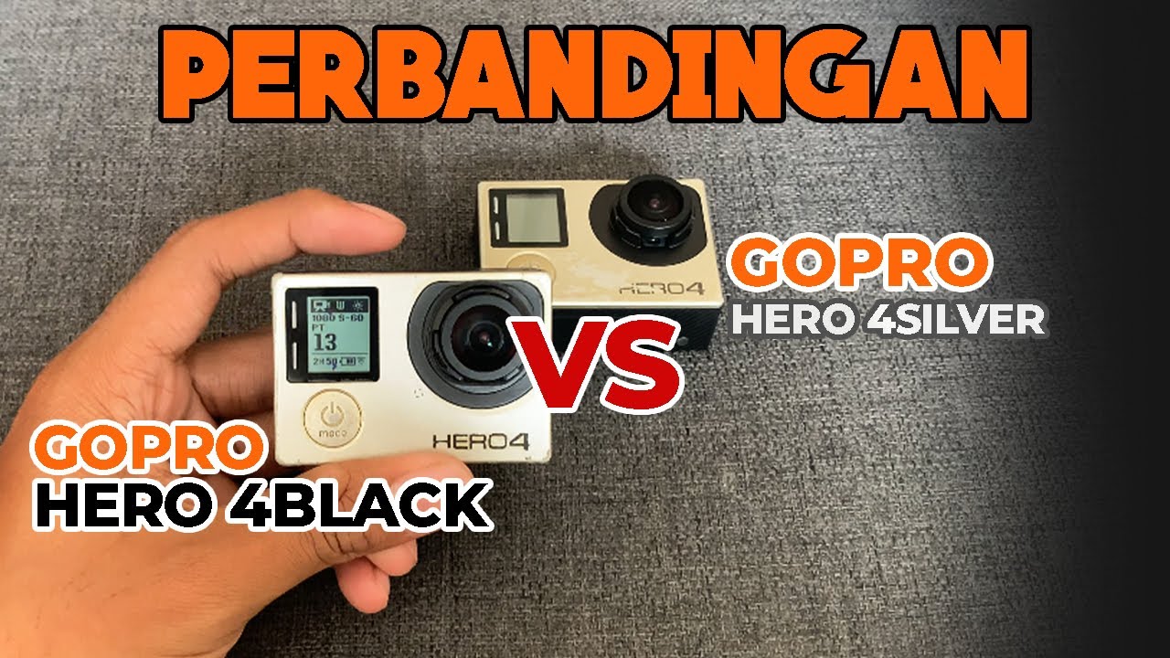 GOPRO HERO 4 SILVER DAN GOPRO HERO 4 BLACK MEMBAHAS PERBANDINGAN SECARA ...