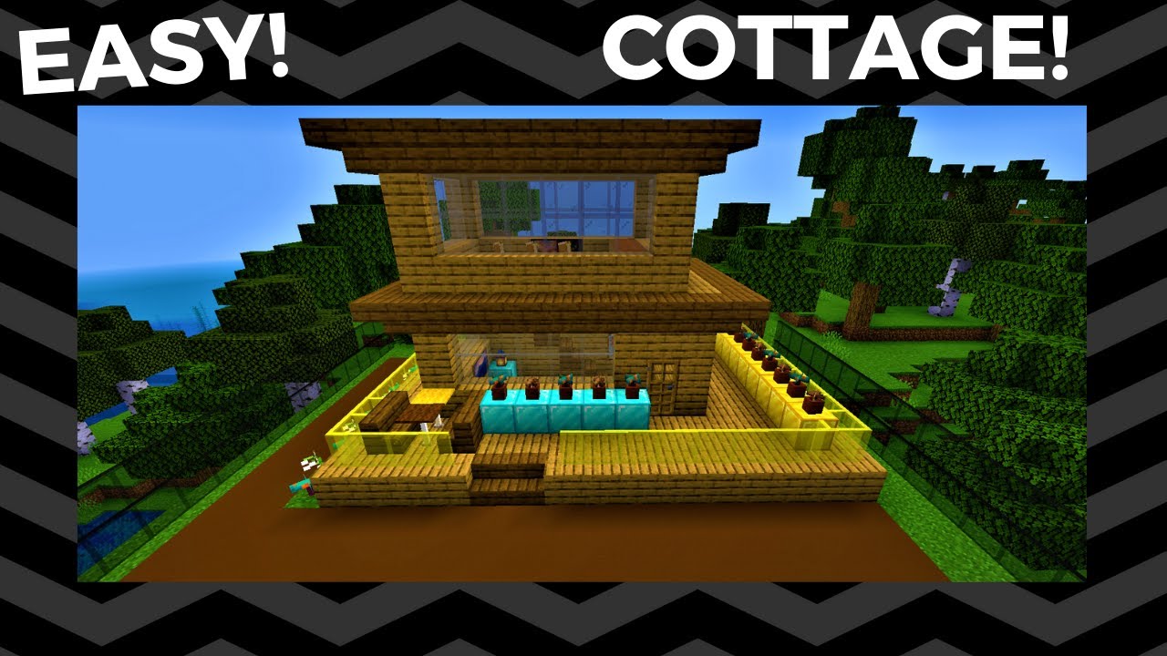 Minecraft Cottage: How To Make A Cottage House Tutorial In 2020 (#1 ...