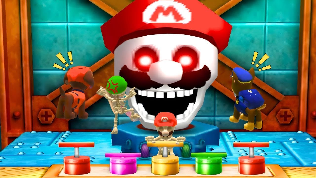 Skeleton Mario vs Skeleton Luigi 😱 NO MERCY?! | Mario Party Top 100 ...