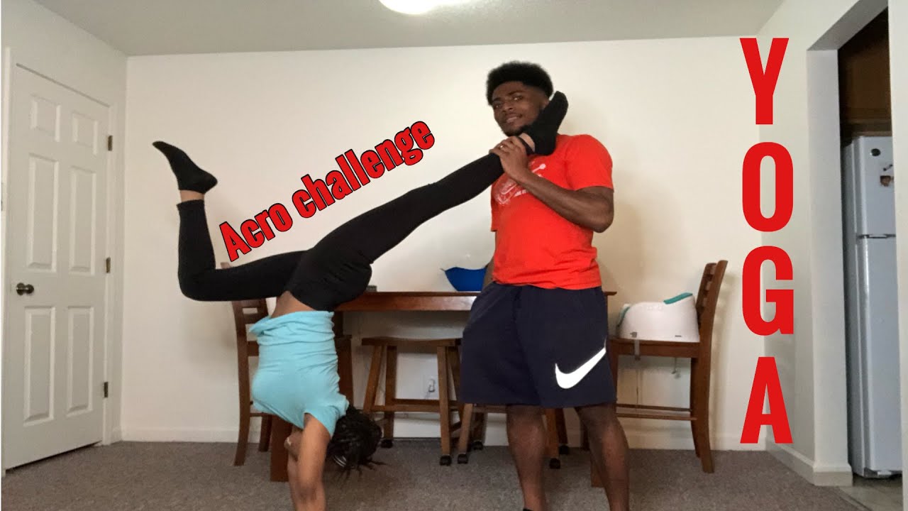 Acro Challenge (recreating yoga poses) - YouTube