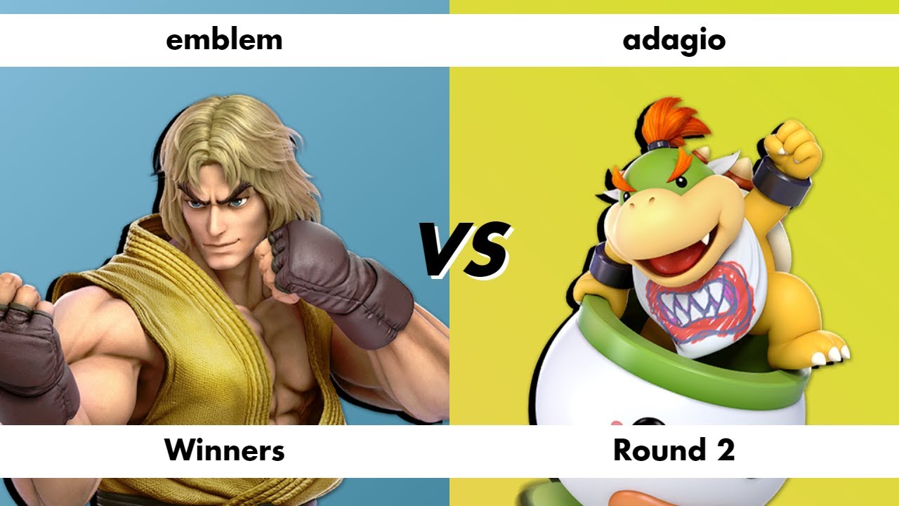 Premiere Smash Tournament 15 - emblem (Ken) vs adagio (Bowser Jr) - YouTube