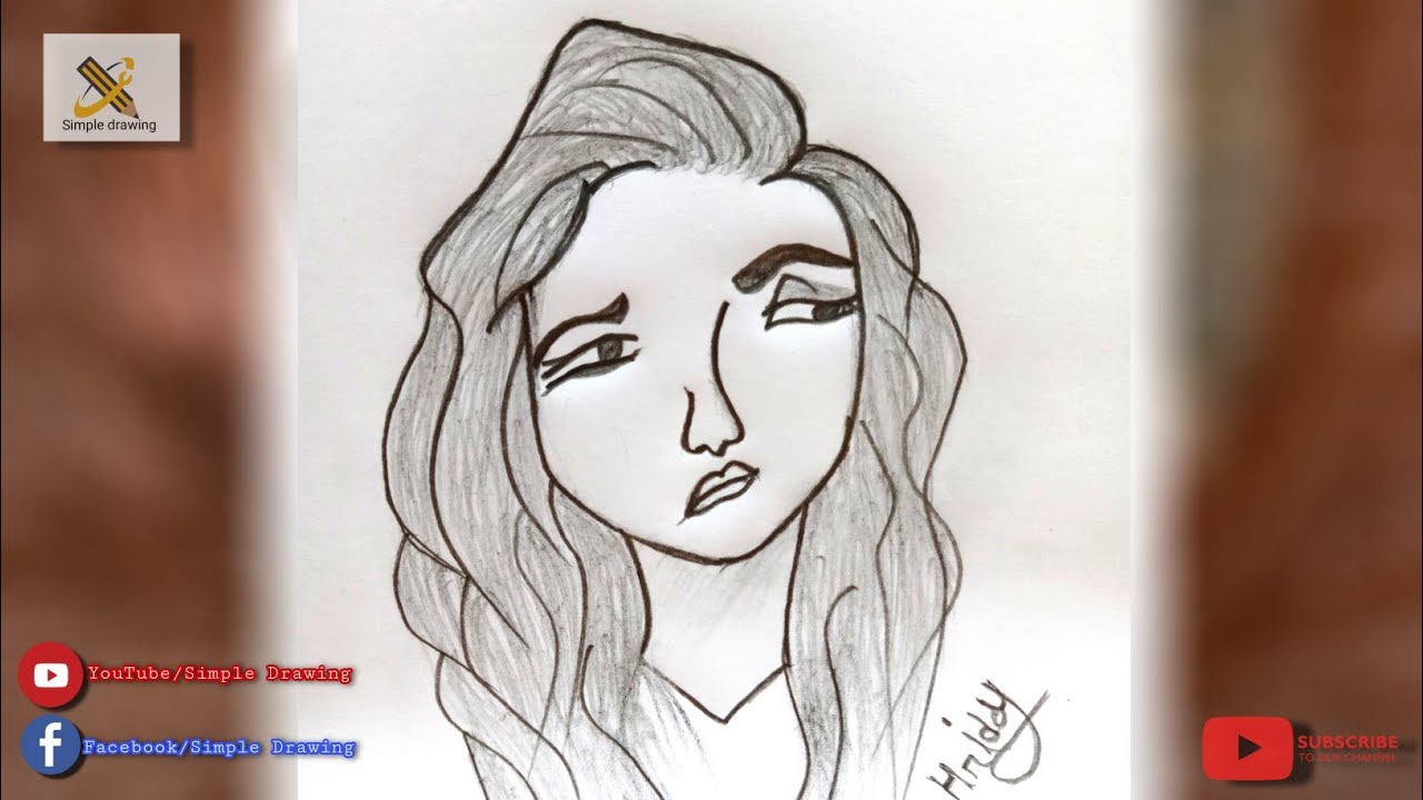 How to draw an angry girl || Pencil drawing || Art video - YouTube