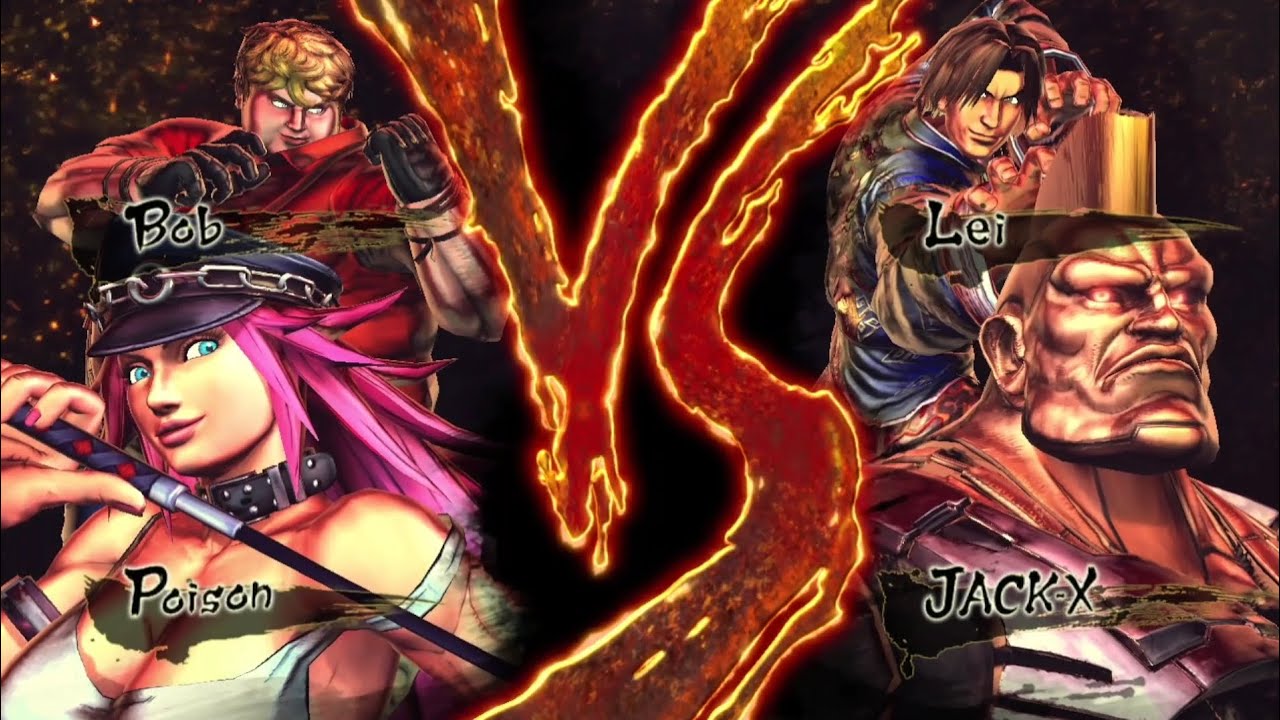 Bob & Poison vs Lei & Jack - X - Street Fighter X Tekken - YouTube