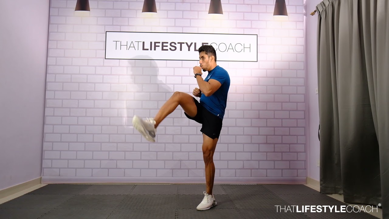REVERSE LUNGE TO FRONT KICK - YouTube