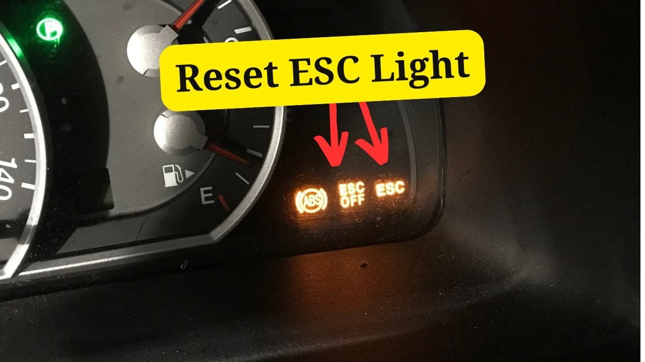 How to turn off ESC light in your car? - YouTube