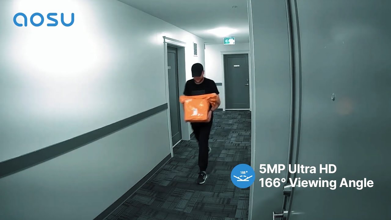aosu Video Doorbell Ultra: 5MP UHD, No Monthly Fees, 2-Month Loop ...