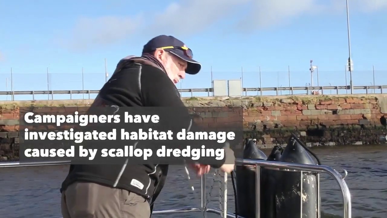 Damaged seabed off Arran - YouTube