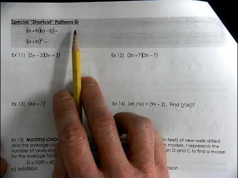 A2T 2B 2a Add, Subtract, Multiply Polynomials - YouTube