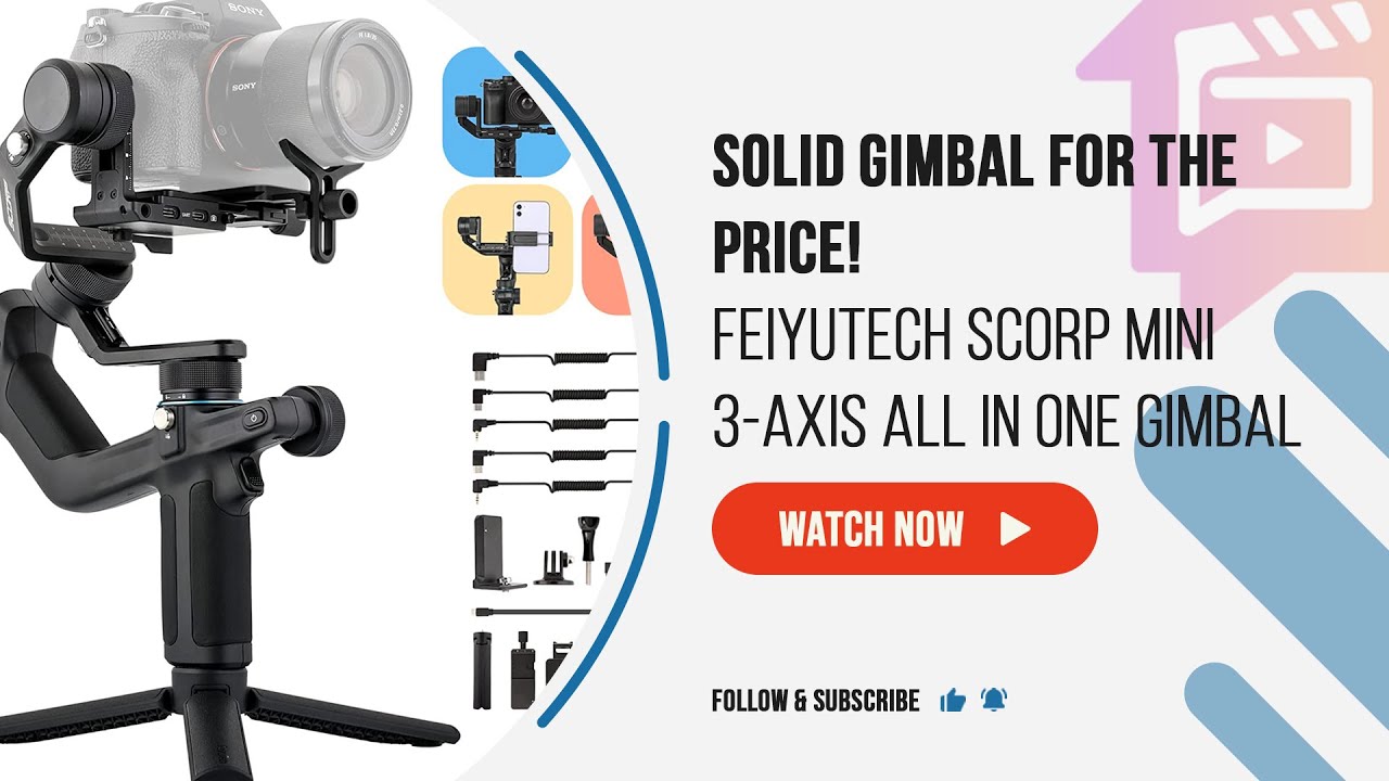 FeiyuTech Scorp Mini 3-Axis All in One Gimbal Stabilizer for Mirrorless ...