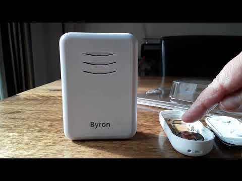 Byron wireless doorbell - YouTube