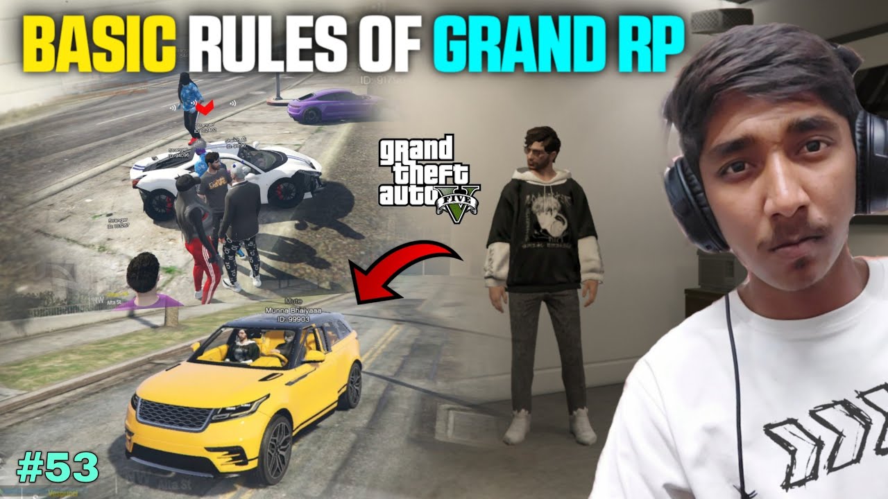 GTA 5 GRAND RP | LEARNING BASIC RULES OF GRAND RP & HAVING FUN - YouTube
