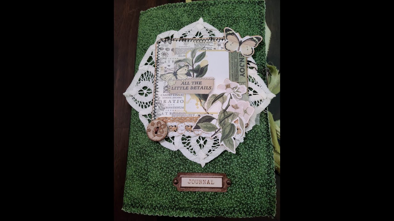 Weathered Garden Journal Flip Thru - - YouTube