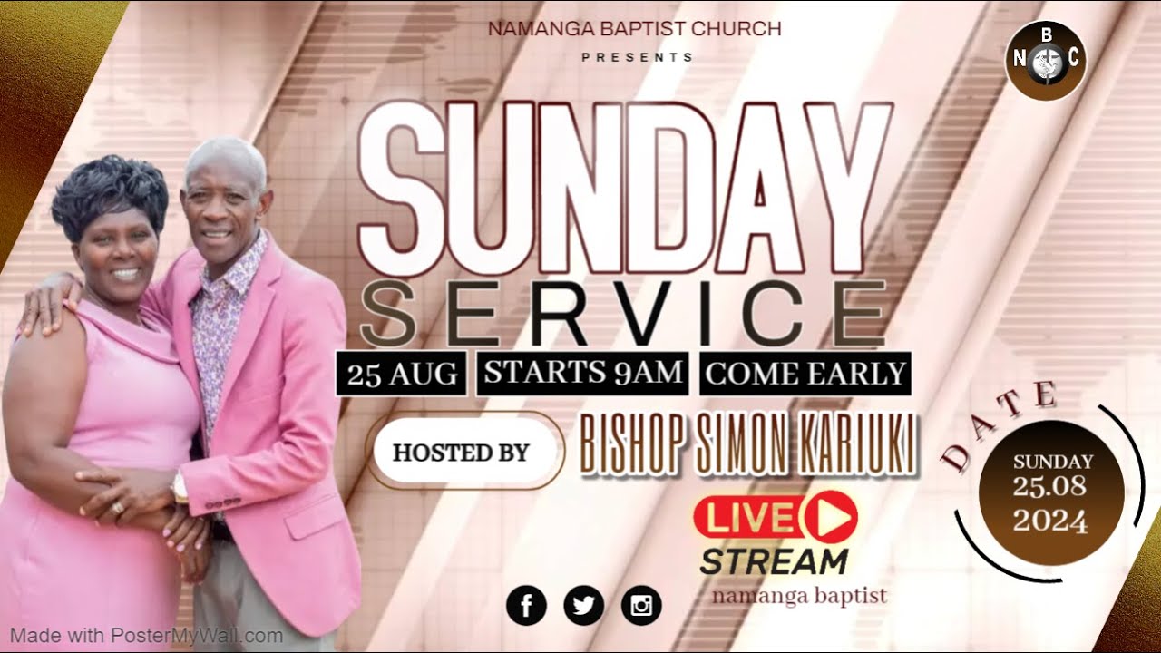 SUNDAY MAIN SERVICE 25AUG - YouTube