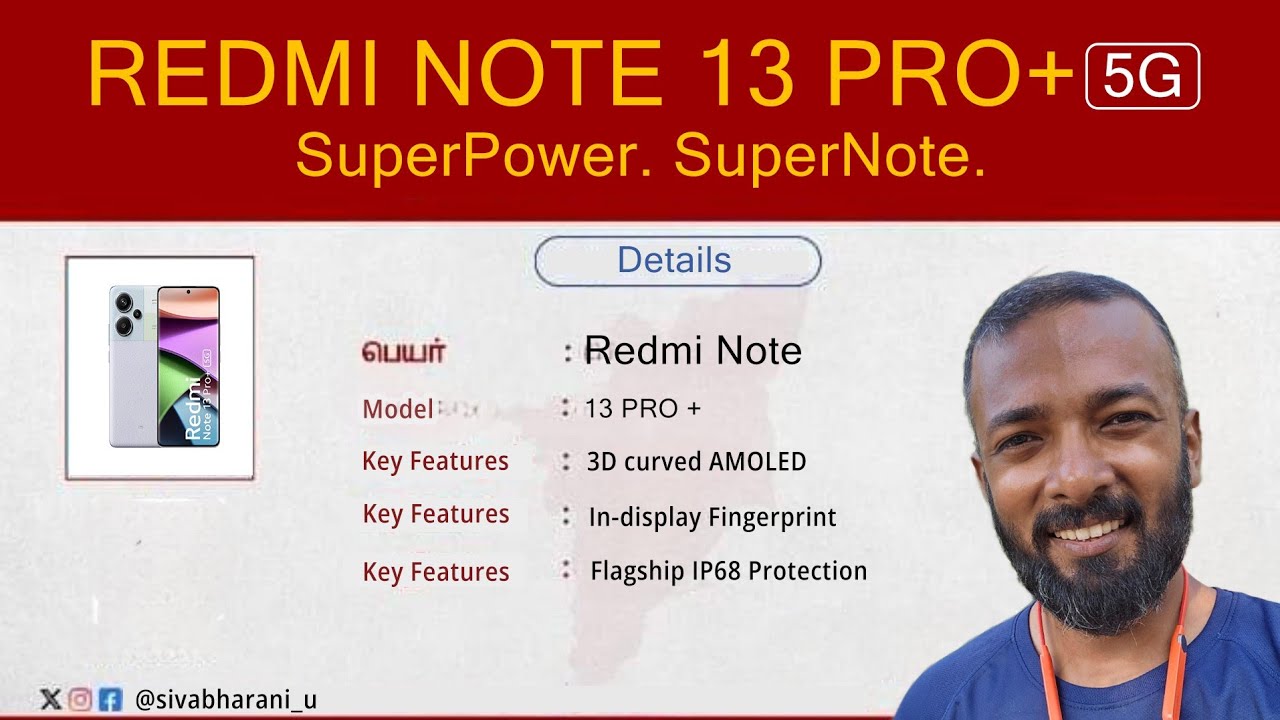 Redmi Note 13 Pro Plus 5G - Premium midrange phone! # ...