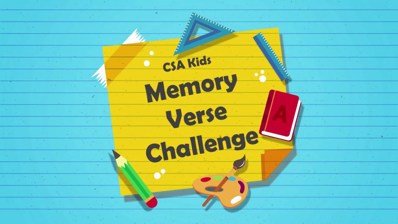 Monday Memory Verse Challenge #8 - YouTube