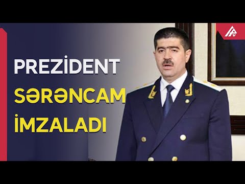 Naxçıvanın prokuroru vəzifəsindən azad edildi - APA TV