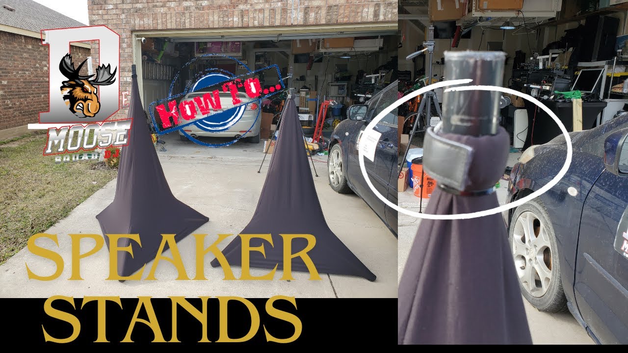 speaker stand skrims HOW TO USE properly???? - YouTube