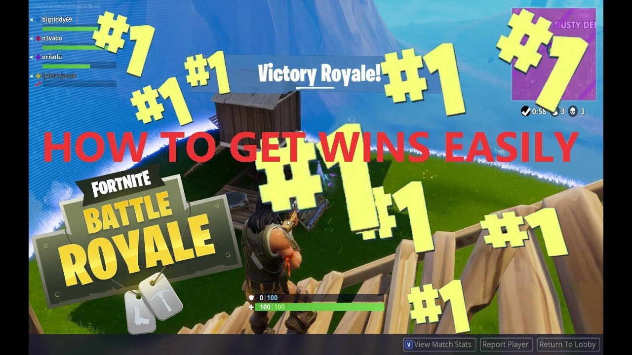 HOW TO EASILY WIN IN FORTNITE!! WORKS 99% OF THE TIME - YouTube