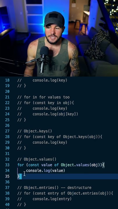 Javascript How To Loop Over Objects With Objectvalues Youtube