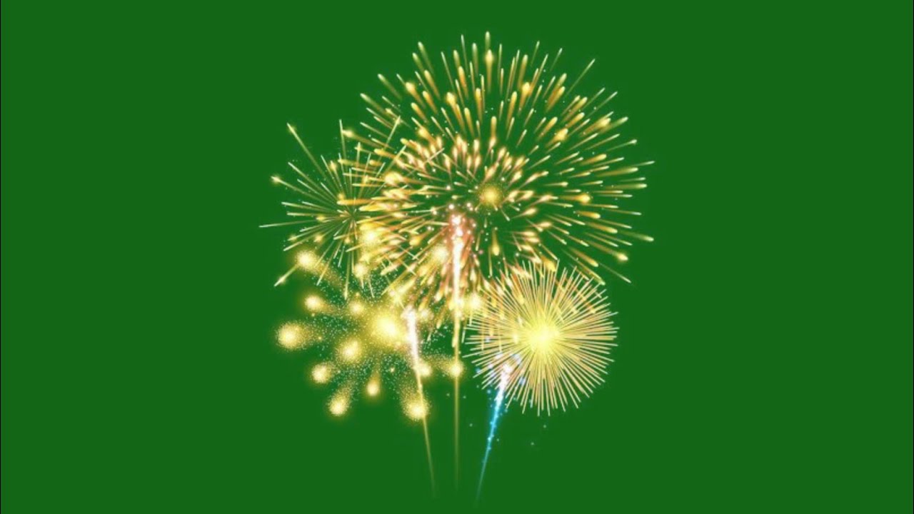 Fireworks green screen no copyright | green screen fireworks ...