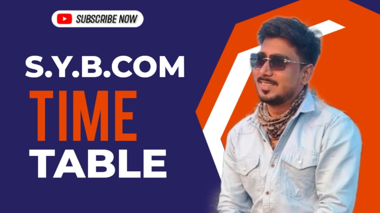 S.Y.B.COM SEM III TIME TABLE DECEMBER 2023 | Suraj Patel Education ...