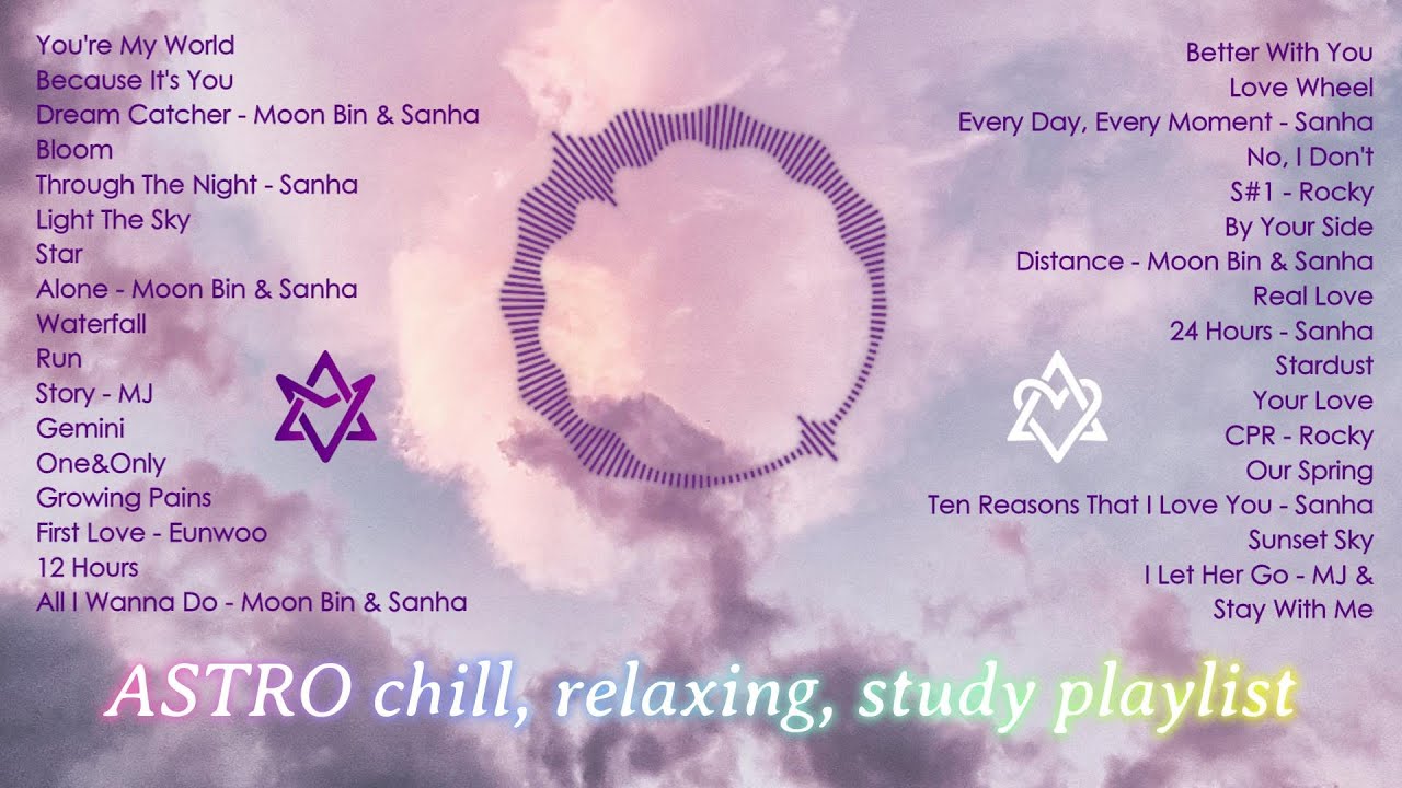 ASTRO chill / relaxing / study playlist kpop - YouTube